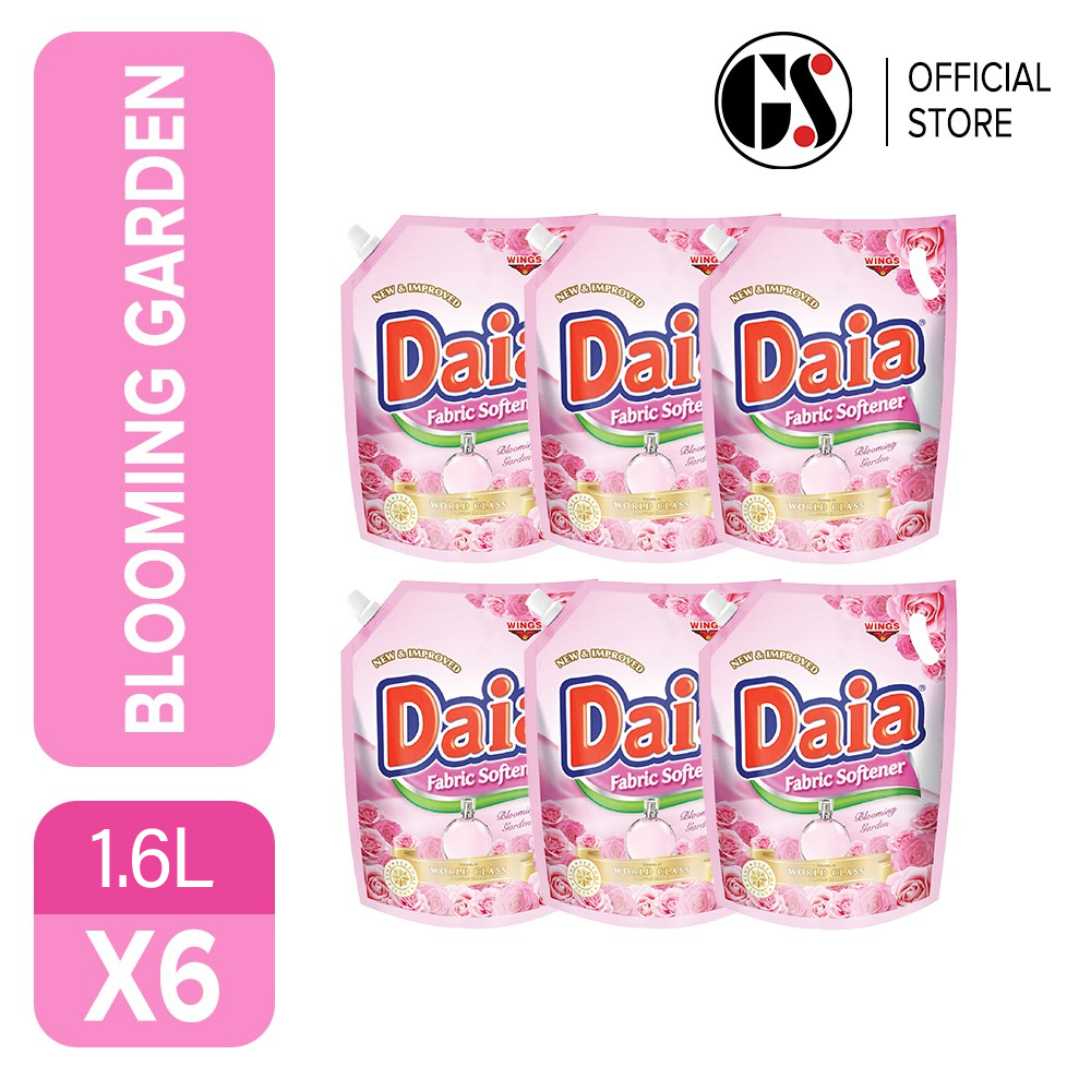 Daia® Fabric Softener Blooming Garden 1.6L x 6 [CTN] | Shopee Singapore