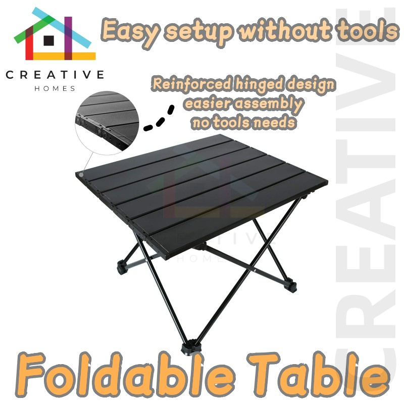 Foldable Table,Portable Camping Table,Aluminium Lightweight Portable ...