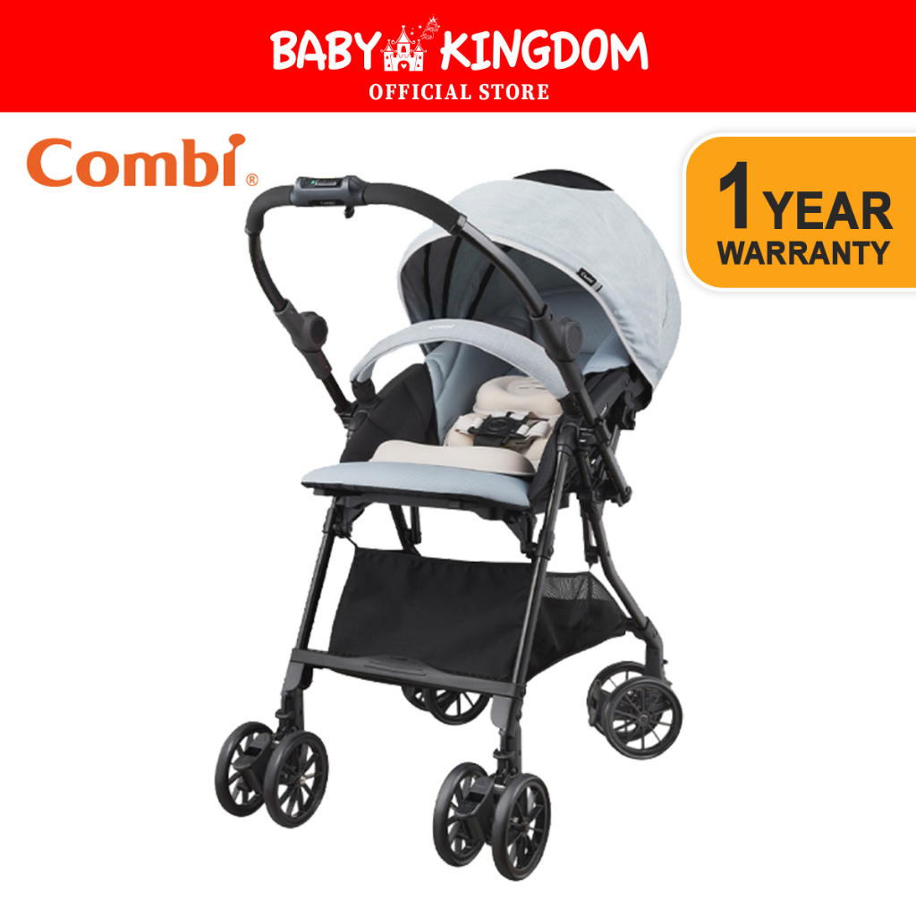 Combi Neyo Compact 4 Cas Stroller (Blue) - Baby Kingdom | Shopee Singapore