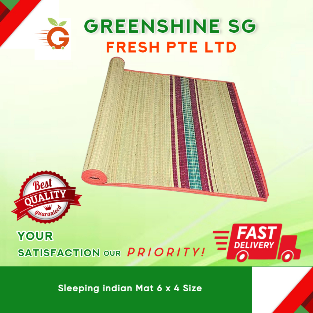 [GreenshineSG] Sleeping indian Mat 6 x 4 Size | Shopee Singapore