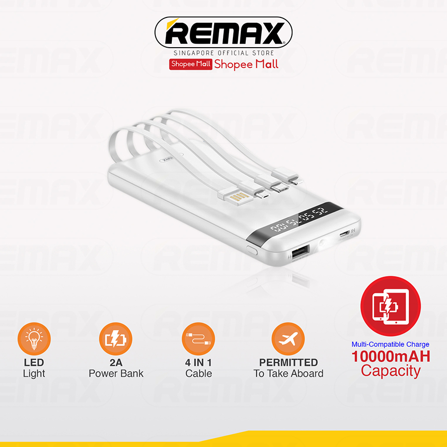 [Remax Energy] RPP-222 10000mAH 2A Permitted To Take Aboard Fast Charge ...