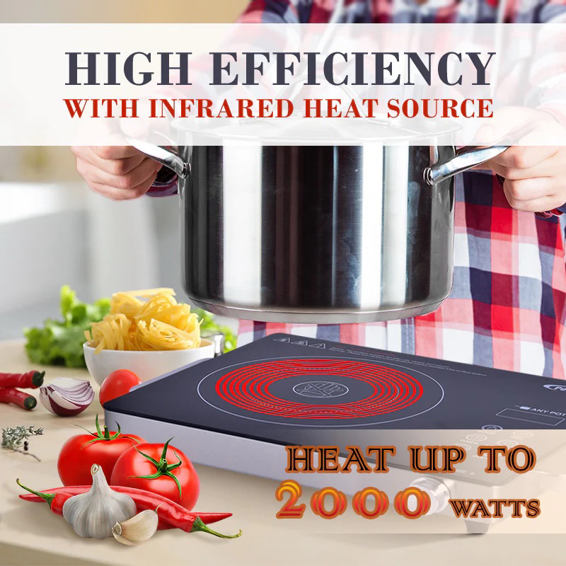 POWERPAC CERAMIC COOKER (ANY POT) 2000 WATTS (PPIC831) | Shopee Singapore