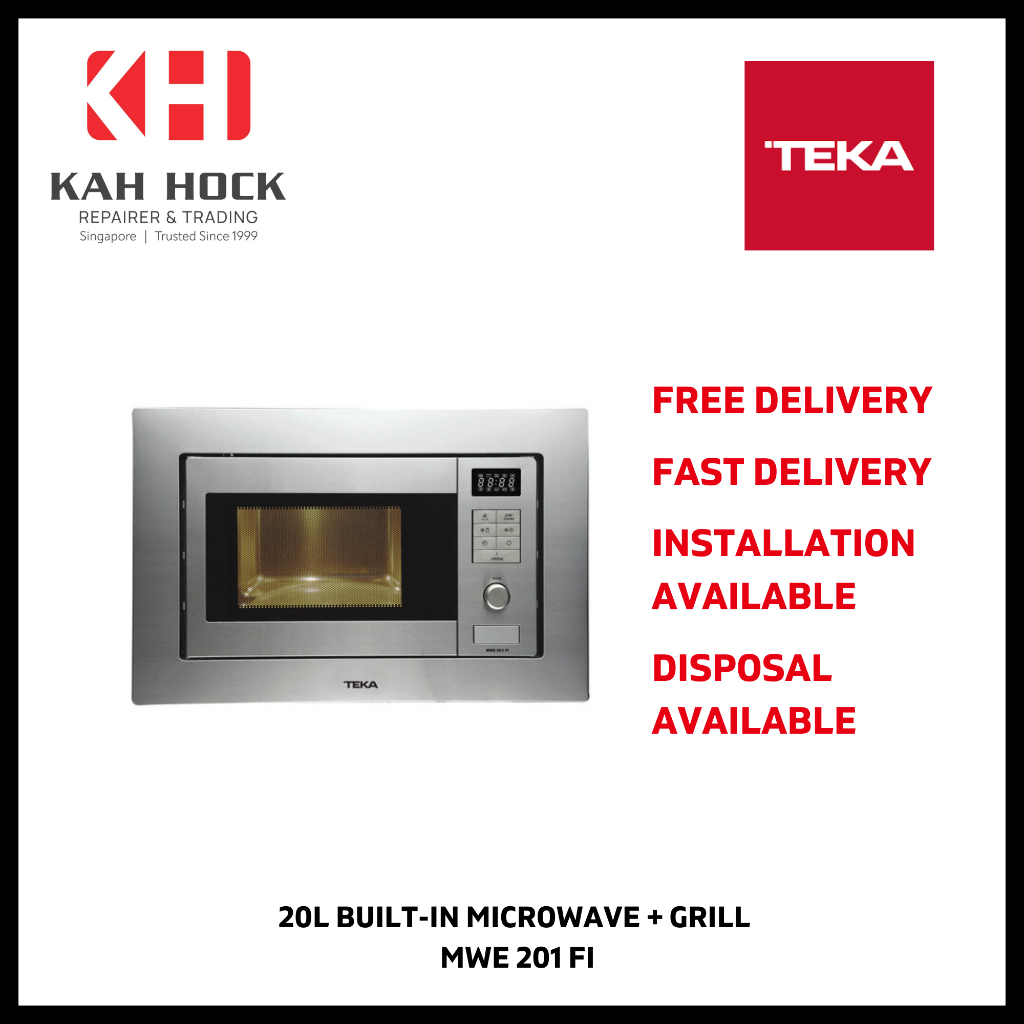 TEKA MWE 201 FI 20L BUILT-IN MICROWAVE + GRILL - 2 YEARS LOCAL WARRANTY ...