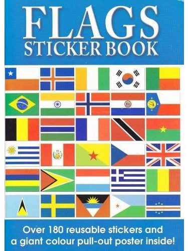 Flags Sticker Book with World Map pull out Poster / What, How, Why ...