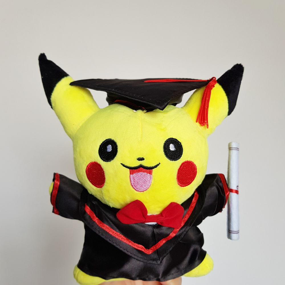 [SG SELLER] 20cm Pikachu Graduation Plush | Shopee Singapore
