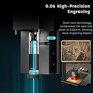Creality 5W Laser Module Kit, 2022 Version Laser Engraver Module for ...