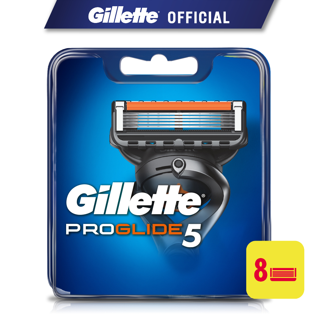 Gillette ProGlide 5 Razor Cartridge Refill 8 per pack (Cartridge Refill ...