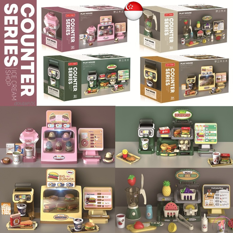 [SG Seller] Kid's Play House Counter - Pretend Role Play Toy Set ...