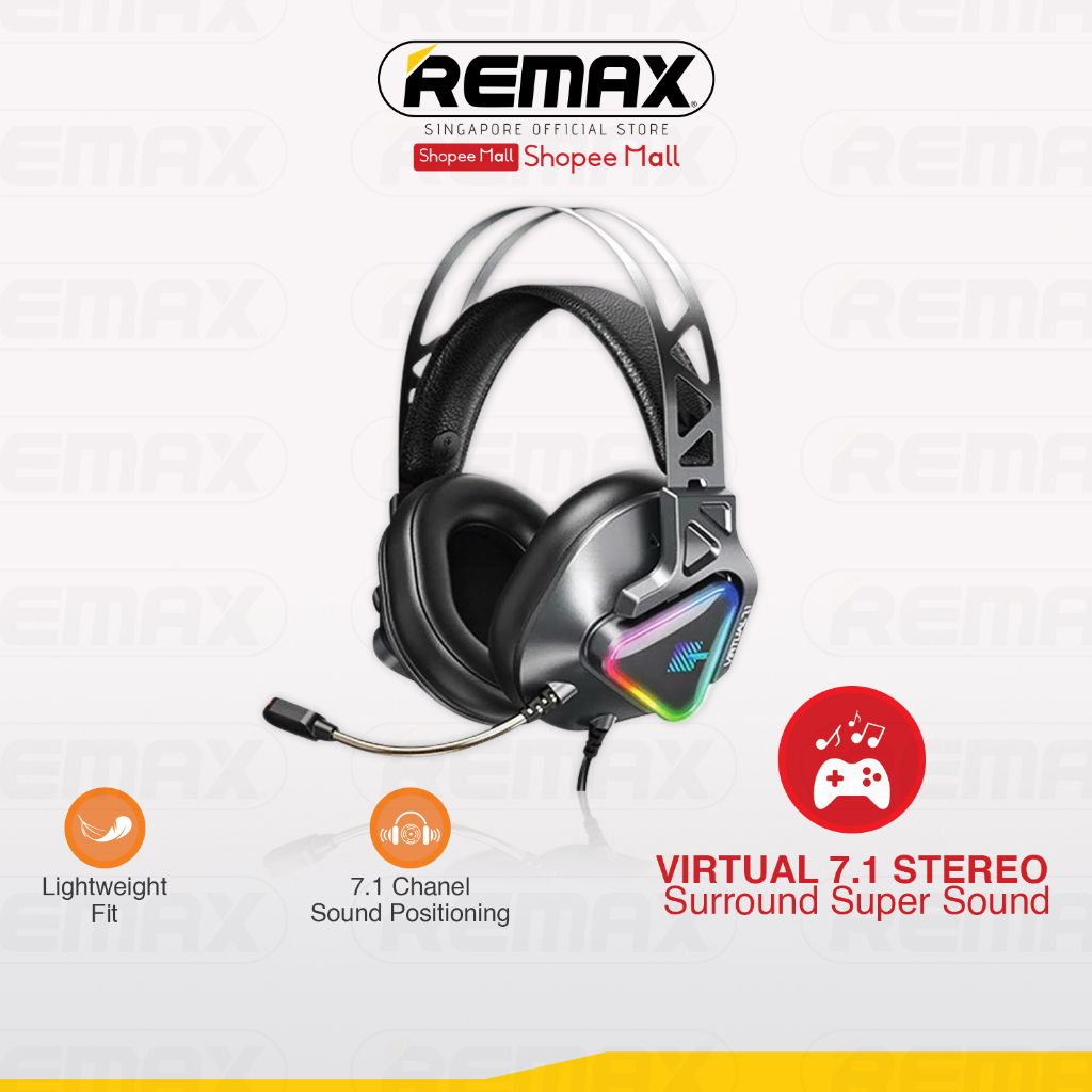 [Remax Audio] RM-810 WarGod Series Gaming Headphones with Virtual 7.1 ...