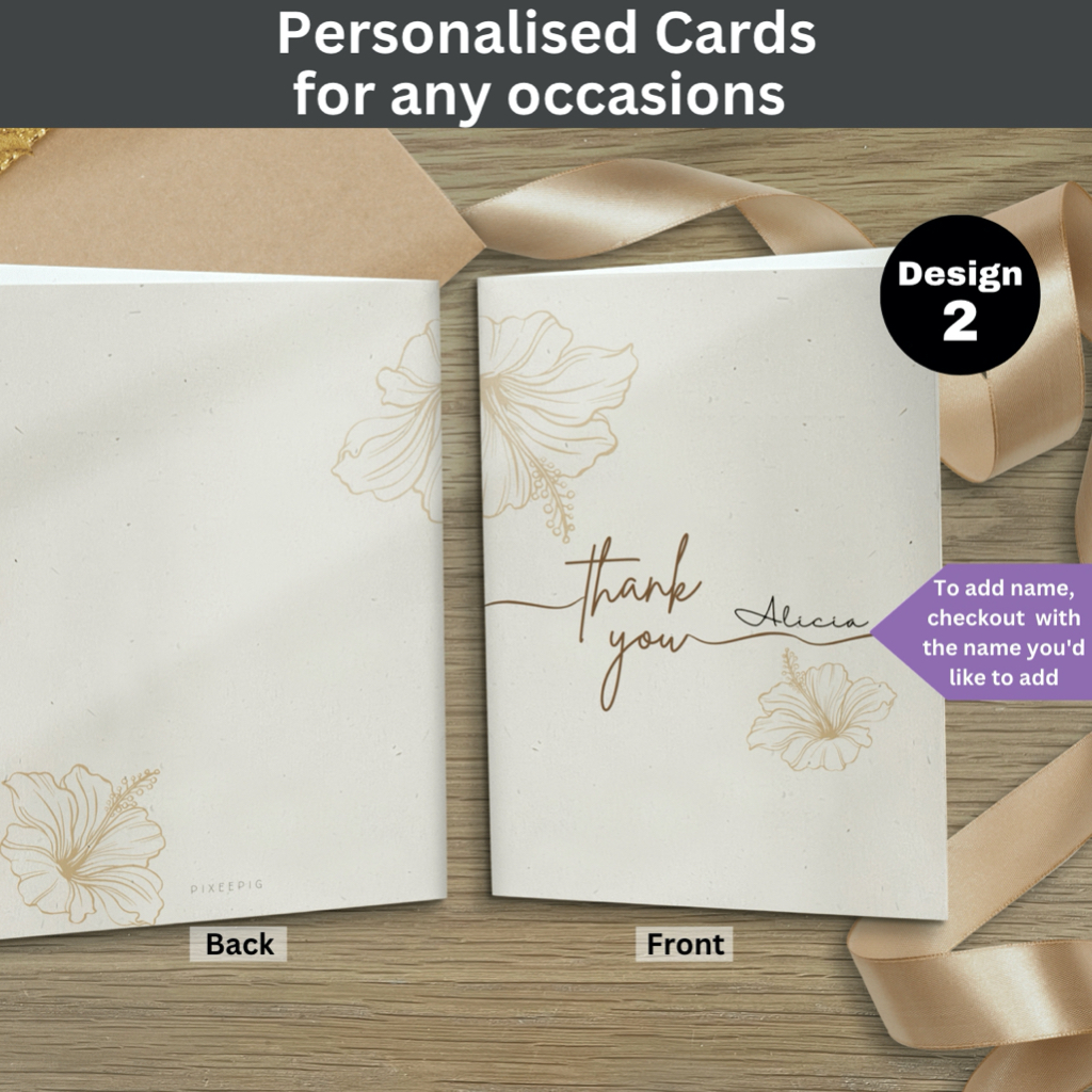 SG Personalised Happy Birthday, Thank You, Farewell, Congrats ...