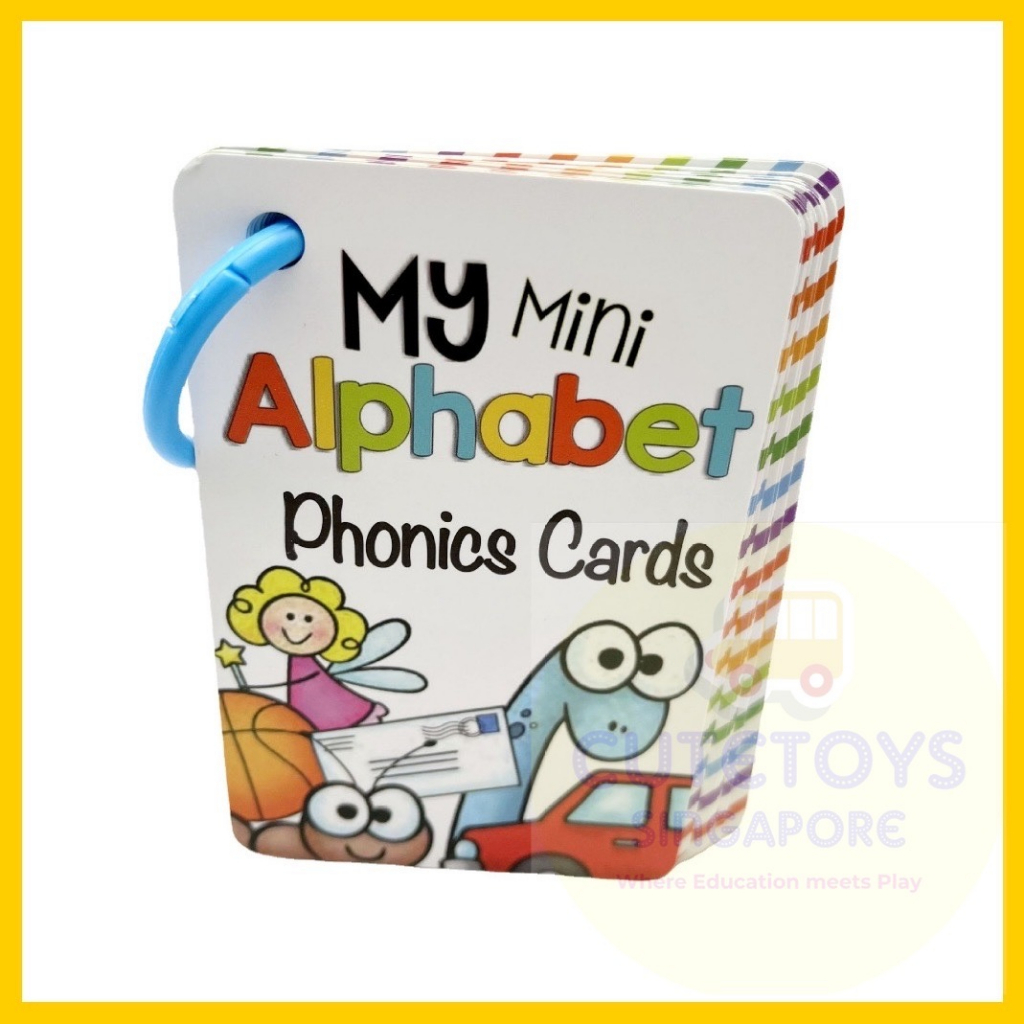 [SG LOCAL STOCK] New Flash Card with Ring My Mini Alphabet Phonics ...