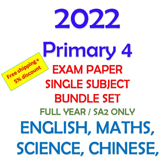 🌞Ready Stock 🌞2022 Primary 4 Top School Exam Paper (Hard Copy, Stapled ...