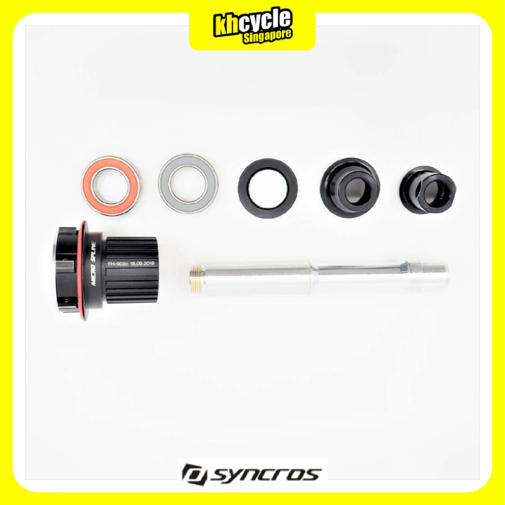 SYNCROS Wheel Kit Hub Repair Kit Silverton 1.5 6B Rear, Microspline Set ...
