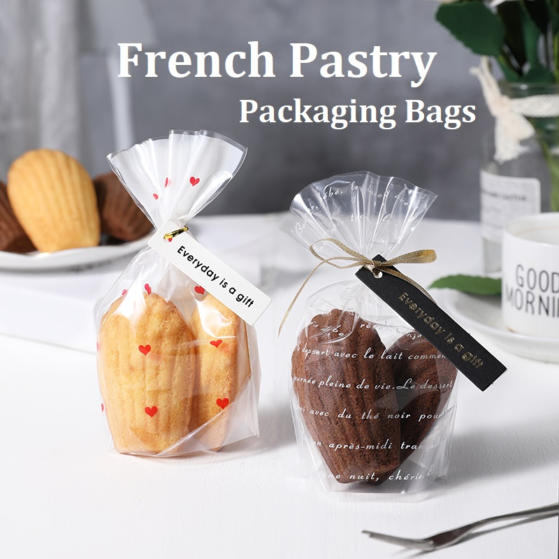 [SG Seller] (50PCS/SET) French Pastry Elegant Design Macaron Madeleine ...
