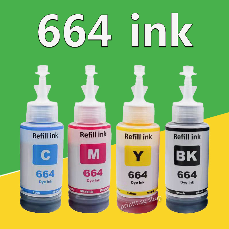 Compatible Epson 664 T664 refill ink for L100 L110 L120 L130 L210 L220 L310 L355 L360 L405 L455 ...