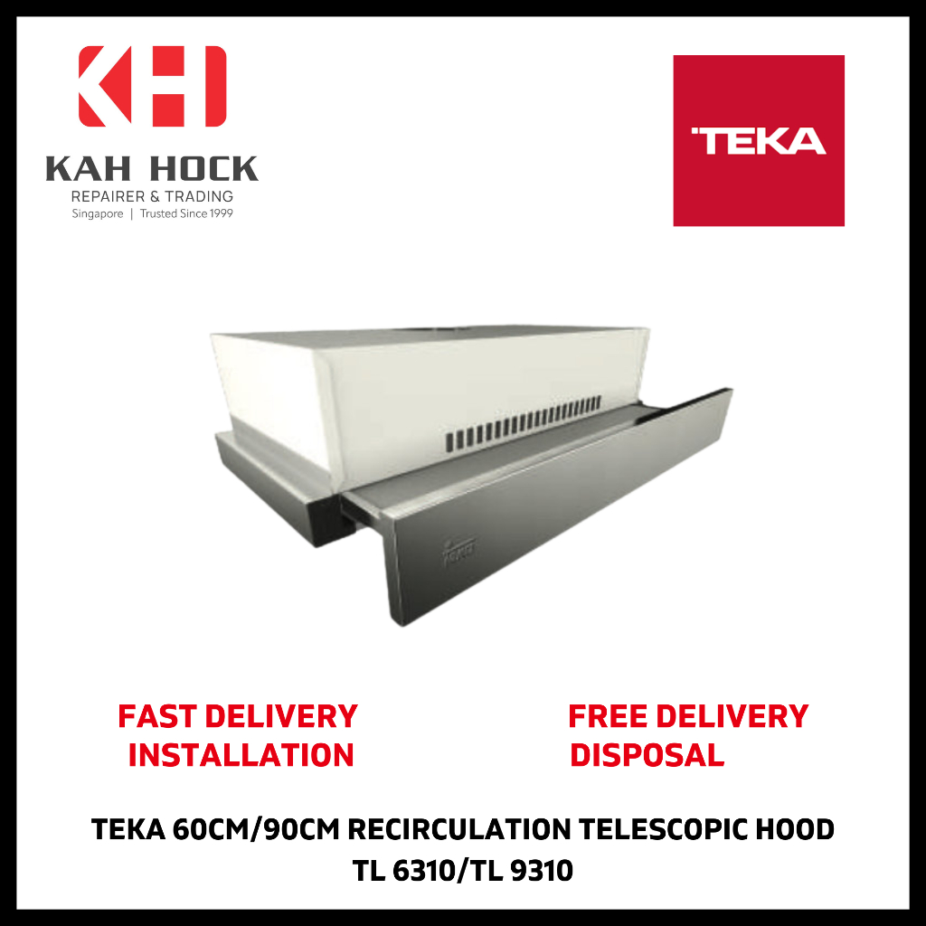 TEKA TL 6310 / TL 9310 60CM / 90CM RECIRCULATION TELESCOPIC HOOD - 2 ...