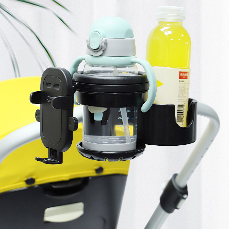 Universal Bike Stroller Cup Holder w Handphone Holder 3-in-1 Stroller ...
