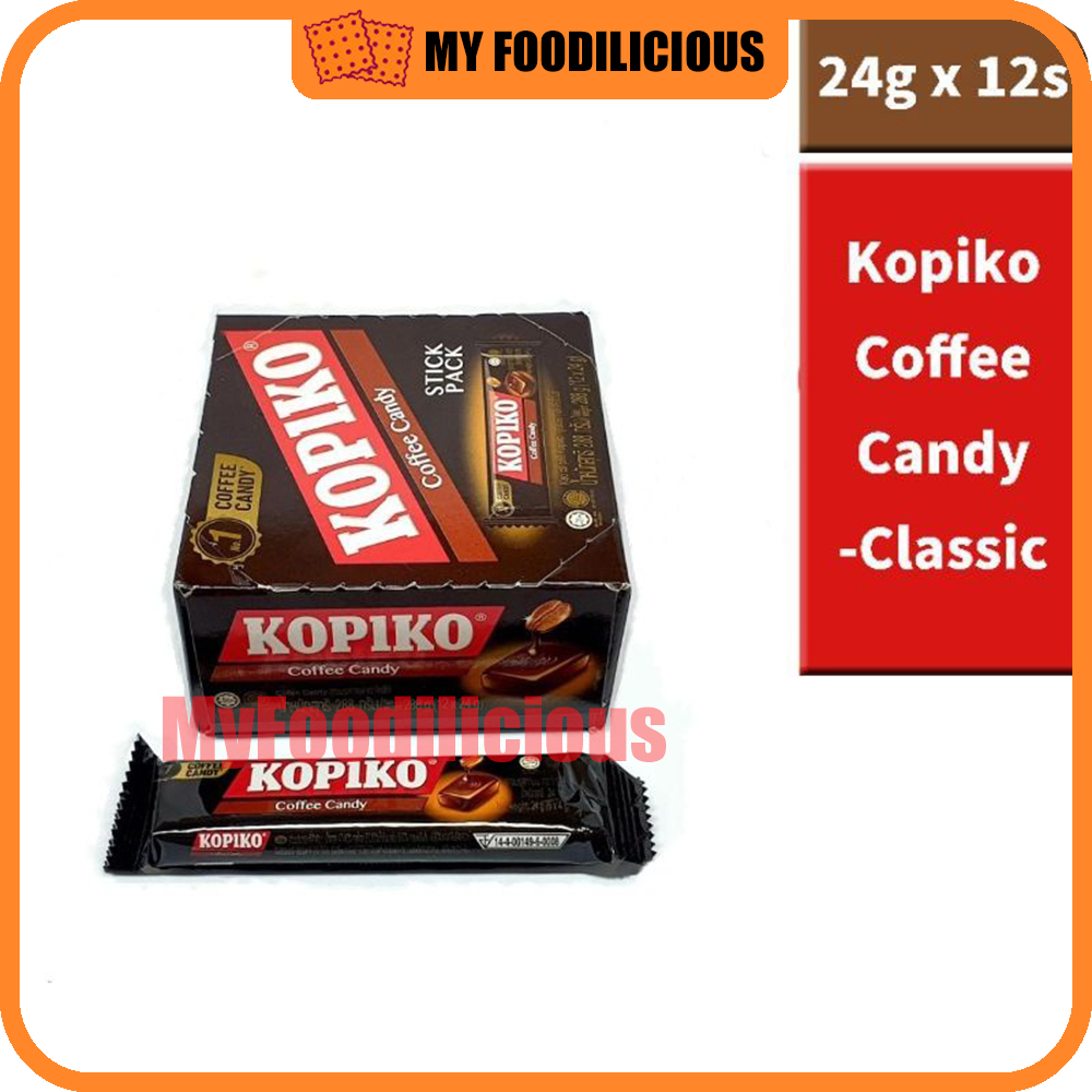 Kopiko Coffee Shot Stick Candy 288g 12 Sticks x 24g | Shopee Singapore