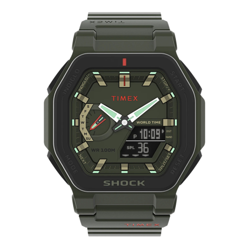 Timex Command Encounter 45mm Resin Strap Watch - Green (TW2V35400 ...