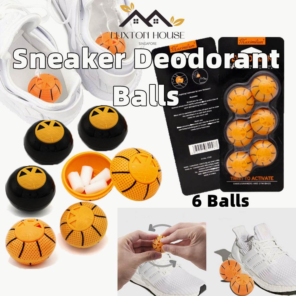 {SG} 6pcs Shoe Deodorant Balls Shoe Deodorizer Shoes Deodorant Air ...