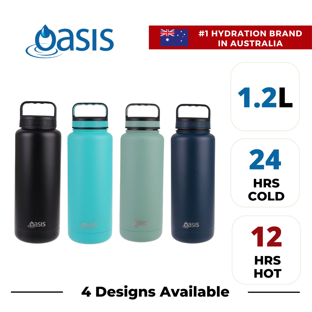 Oasis Stainless Steel Insulated Titan Water Bottle 1.2L | Shopee Singapore
