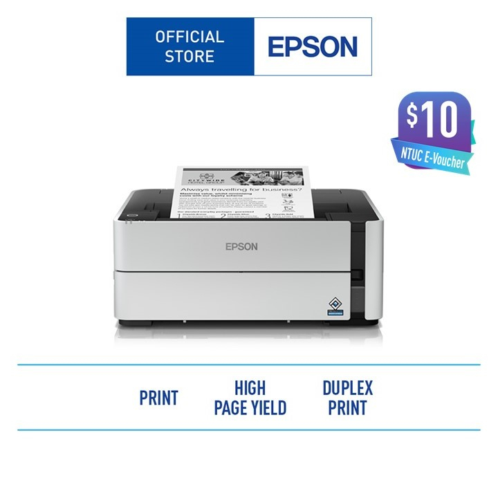 Epson EcoTank M1140 Monochrome Duplex Ink Tank Printer | Shopee Singapore
