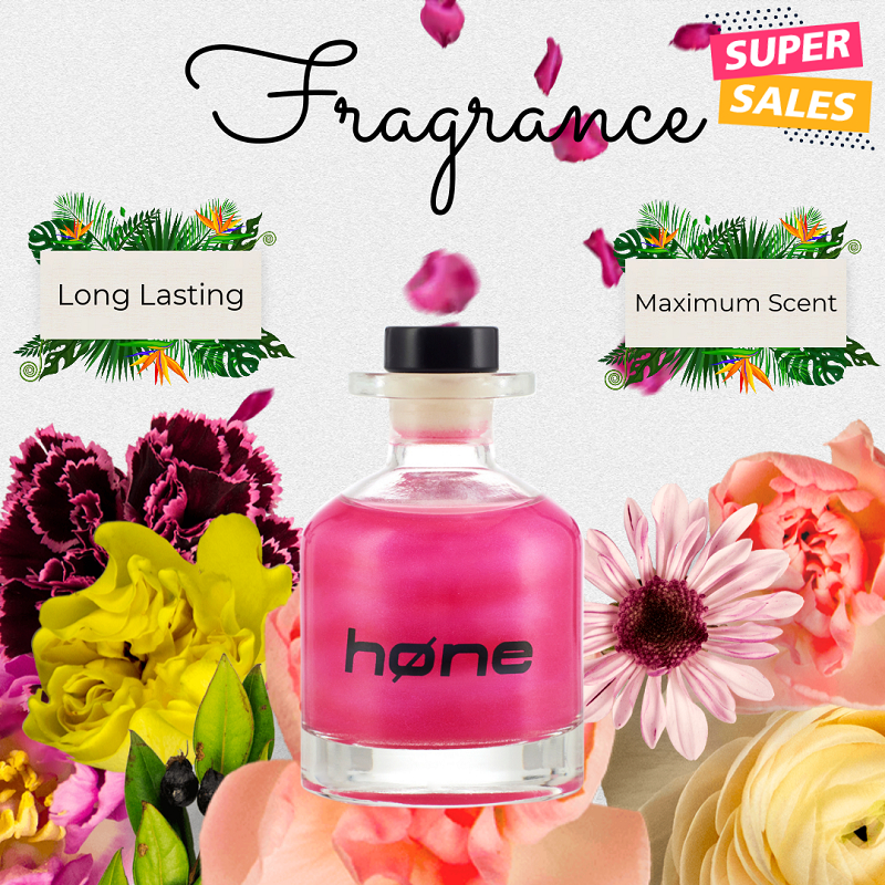Hone Aroma 80ML Premium Shimmer Red Glitter Reed Diffuser | Shopee ...