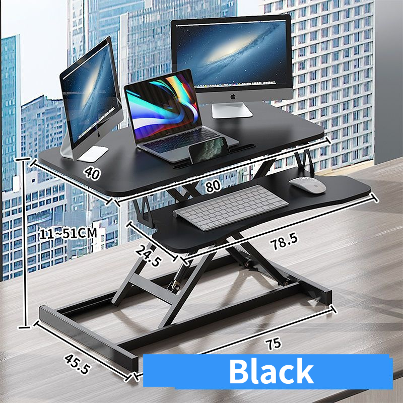 HSL Widened Desktop Standing Desk Lifting Table Computer Table ...