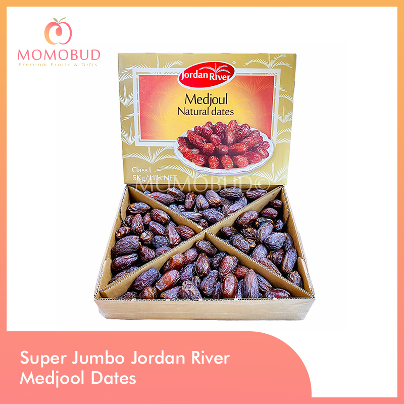 Super Jumbo Jordan River Medjool Dates - 5Kg Box | Shopee Singapore