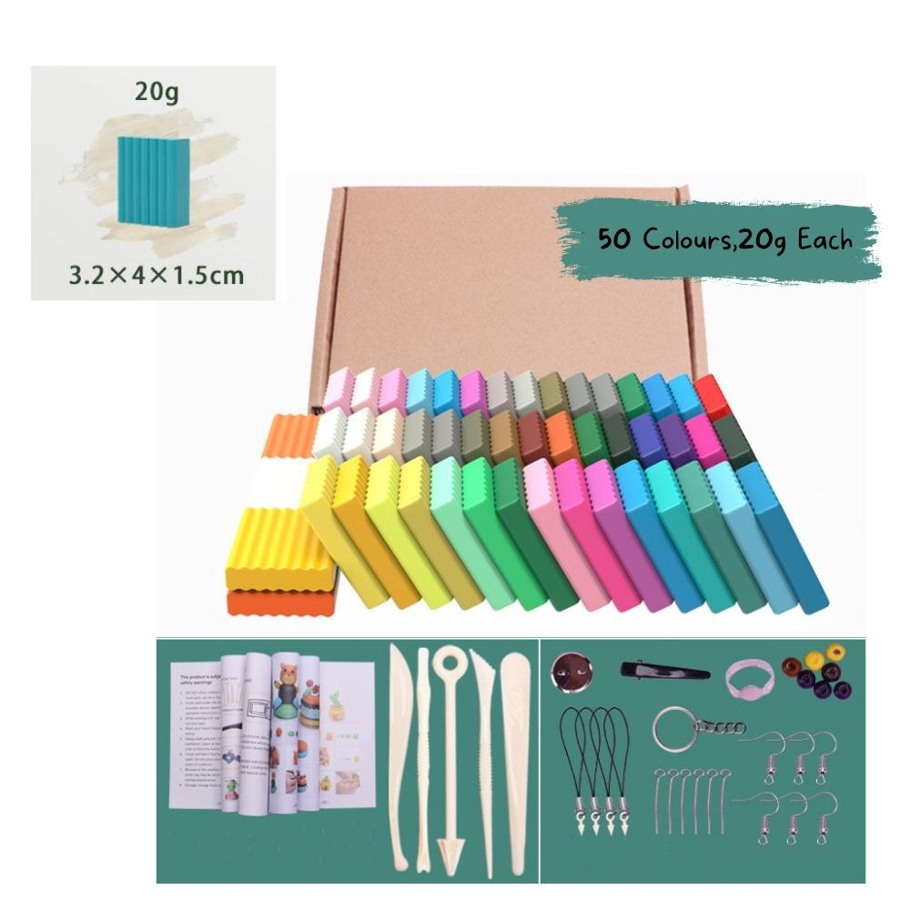 [SG] Ditadot Polymer Clay Set Kit with Sculpting Tools Oven Bake ...