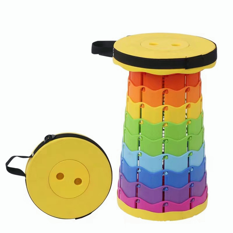 Strong Foldable Stool Outdoor Retractable Stool Portable Foldable ...