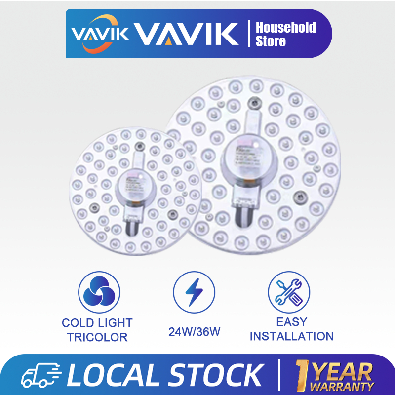 LED Ceiling Light Source 18W 24W 36W 48W 72 White/3 Color Light ...