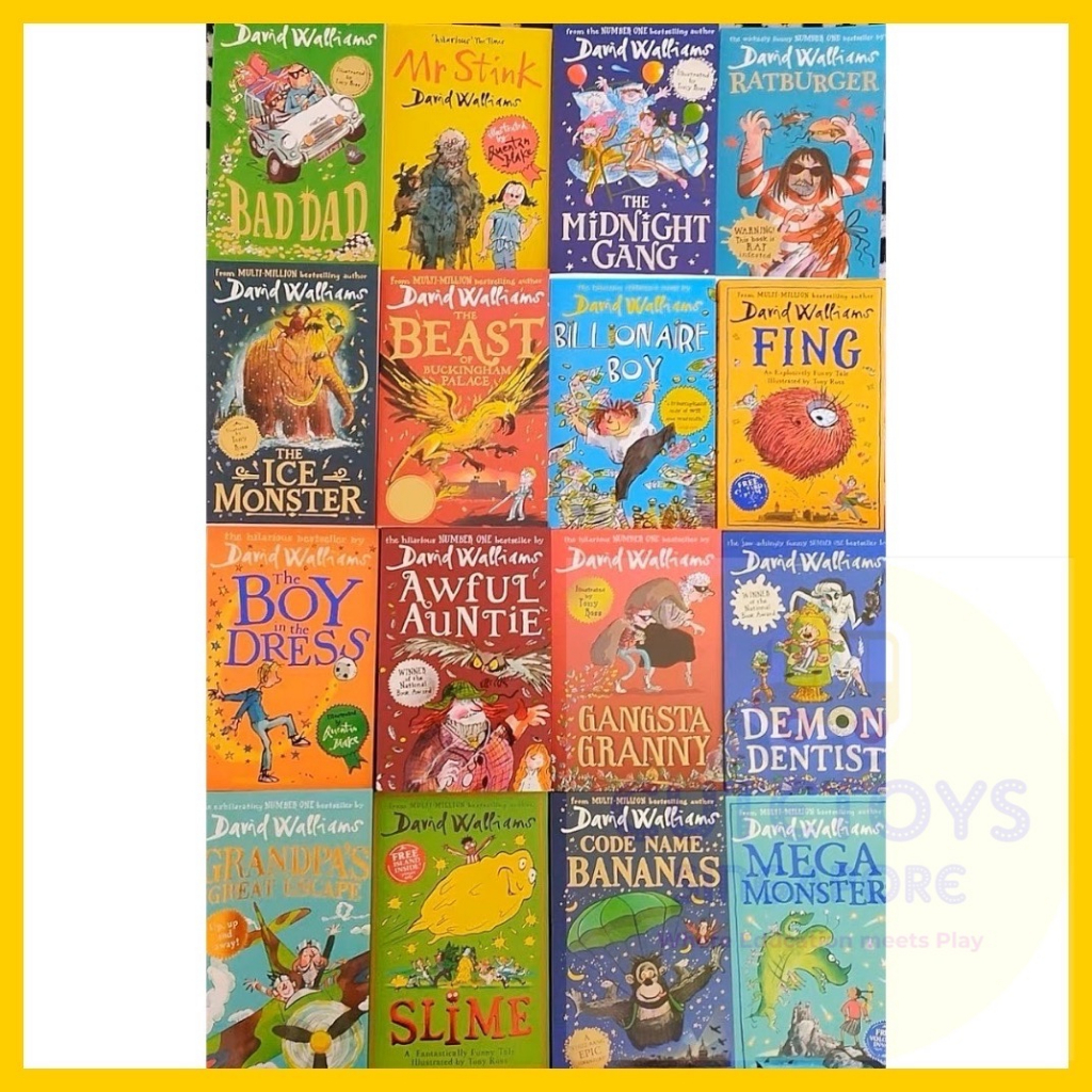 [SG] Latest 20 Books The World of David Walliams Collection | Shopee ...