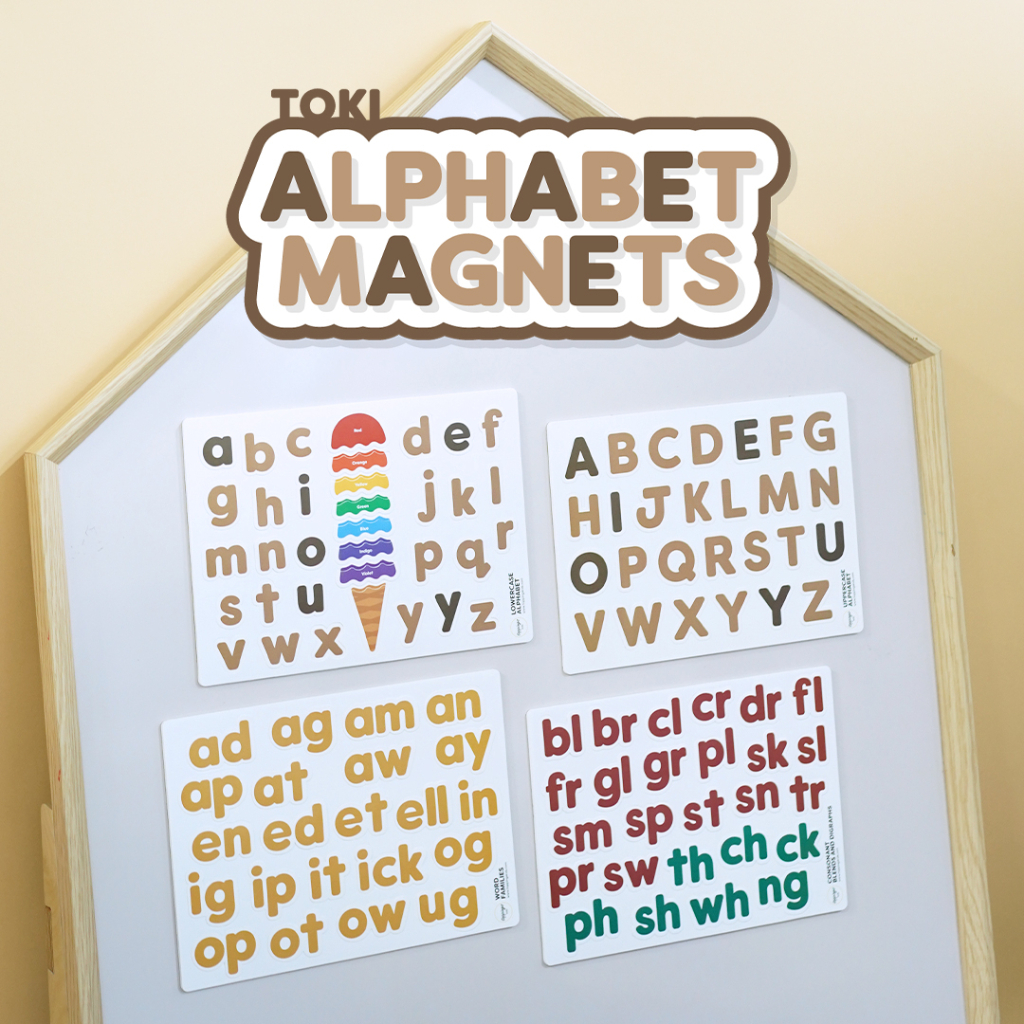 TOKI Alphabet Magnets / alphabet / ABC / Play and learn / phonics ...