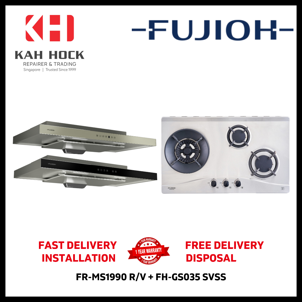 FUJIOH FR-MS1990 R/V 900MM SUPER SLIMHOOD + FH-GS5035 SVSS STAINLESS ...