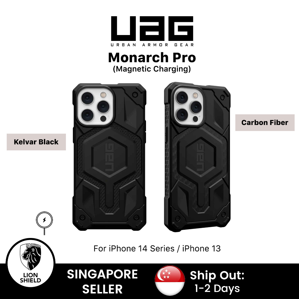 [SG] UAG Monarch Pro iPhone 14/13 / 14 Plus / 14 Pro Case - Kevlar ...