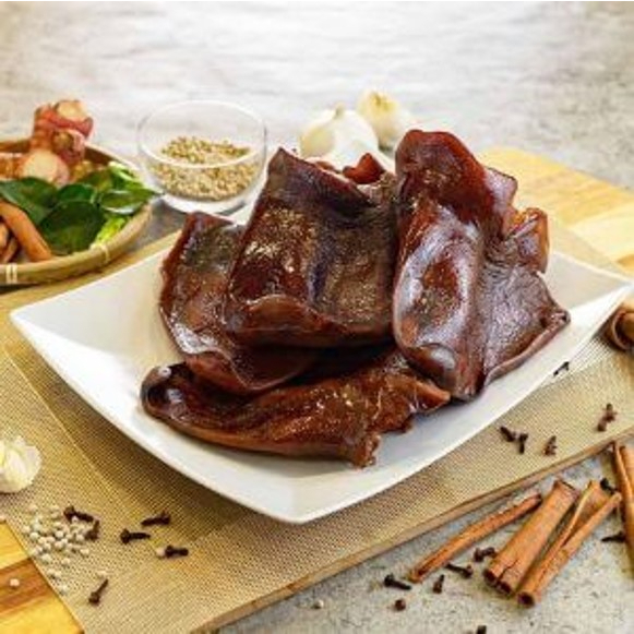 Golden Palm Braised Pig Ear - 500g- 卤猪耳 | Shopee Singapore