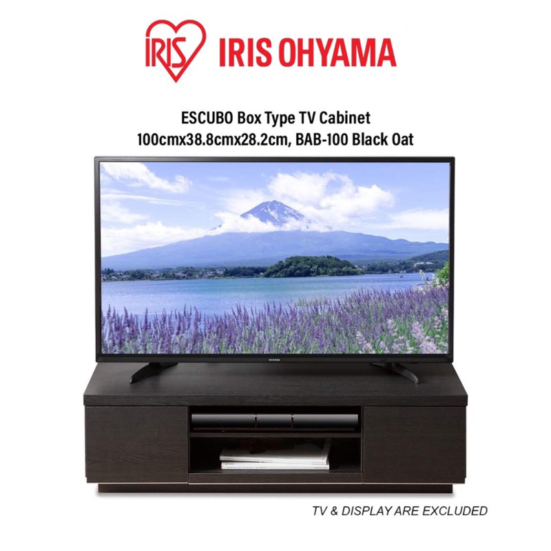 IRIS Ohyama BAB-100 ESCUBO Box Type TV Cabinet, TV Console, TV Table ...