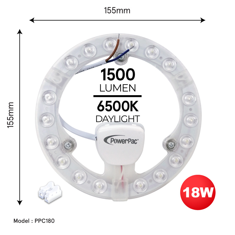 PowerPac LED Ceiling Lamp, Ceiling Light, Round Light 18/24/36/48 Watts ...