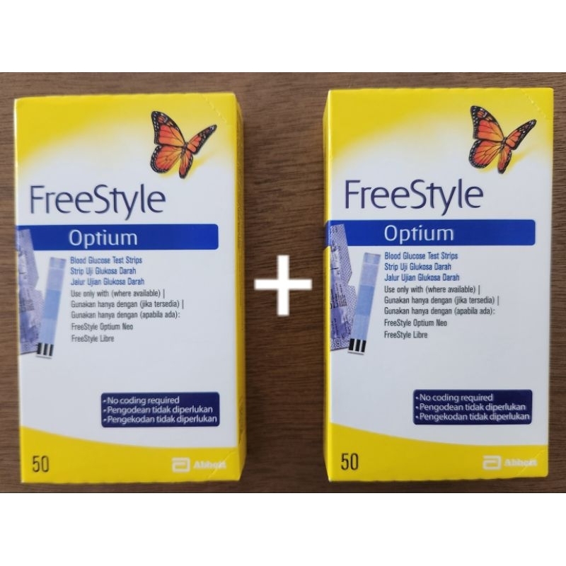 Freestyle Glucose Test Strip 50s x 2 ( Twin Pack ) | Shopee Singapore
