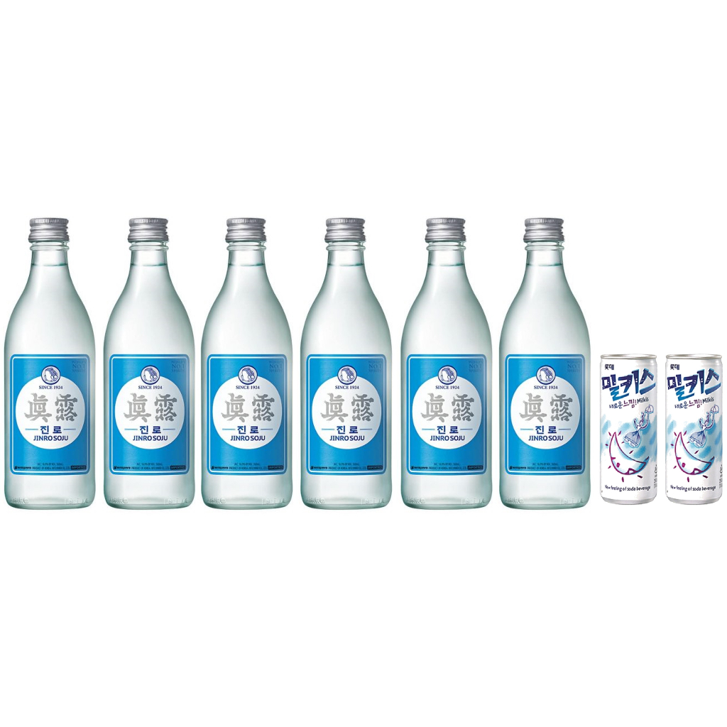 Jinro Is Back - An Original Soju - 16.5% abv - 6 Pack Bundle (06 x ...