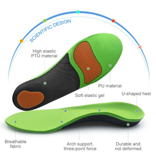 [Local Stock] Orthotic Foot Insoles Arch Support Cushion Sports Pain ...