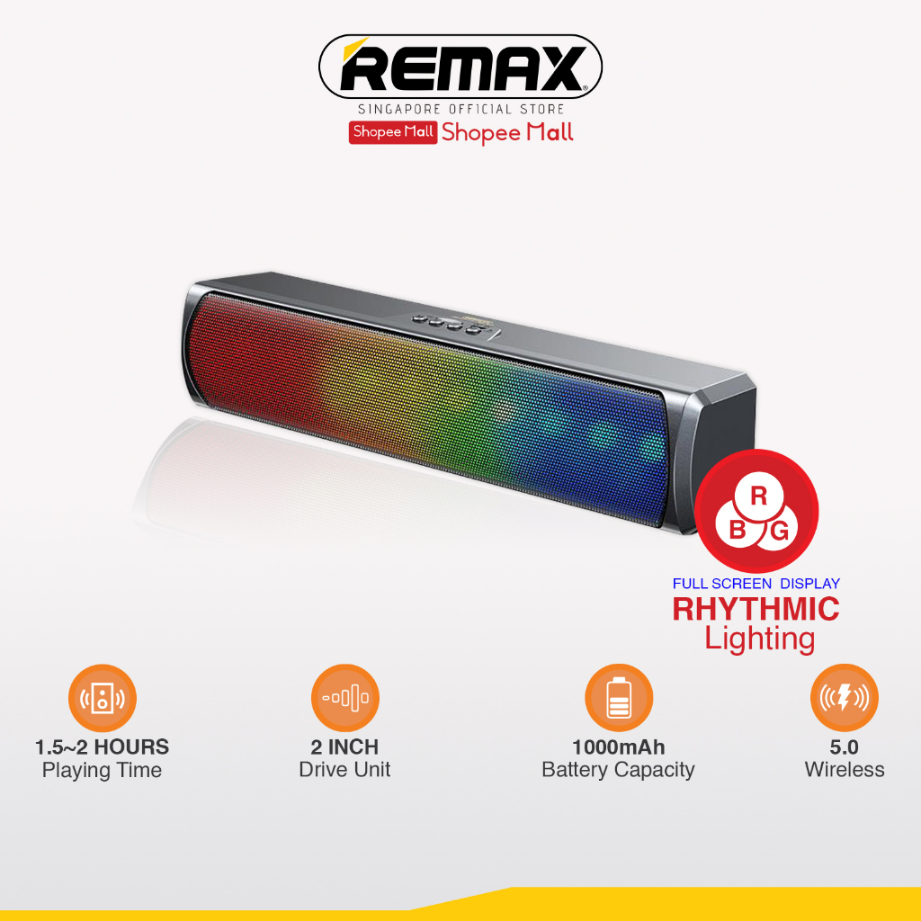[Remax Audio] RB-M8 RGB Rhythmic Lighting Stunning Sound Streamers ...