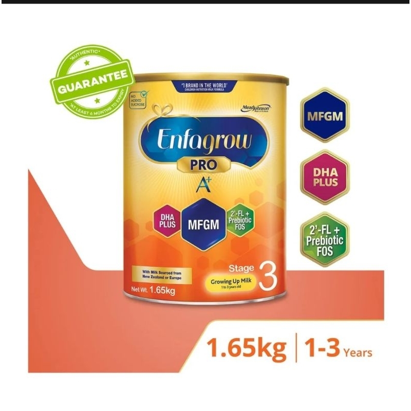 Bundle of 2 Enfagrow Stage 3 (1.65kg tin Made in Thailand for Singapore ...