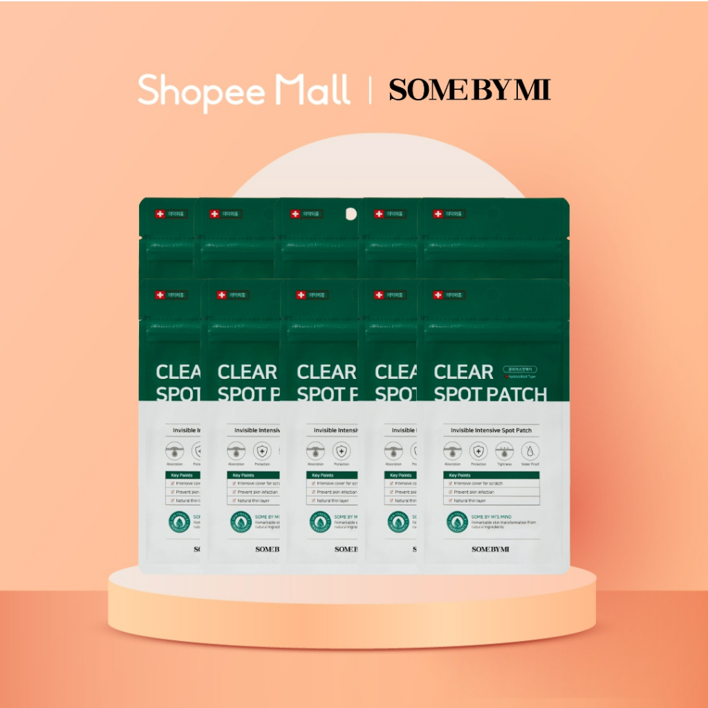 Shopee x SOMEBYMI Brand Box - SOMEBYMI 30 Days Miracle Clear Spot Patch, 18ea [10 Packs ...