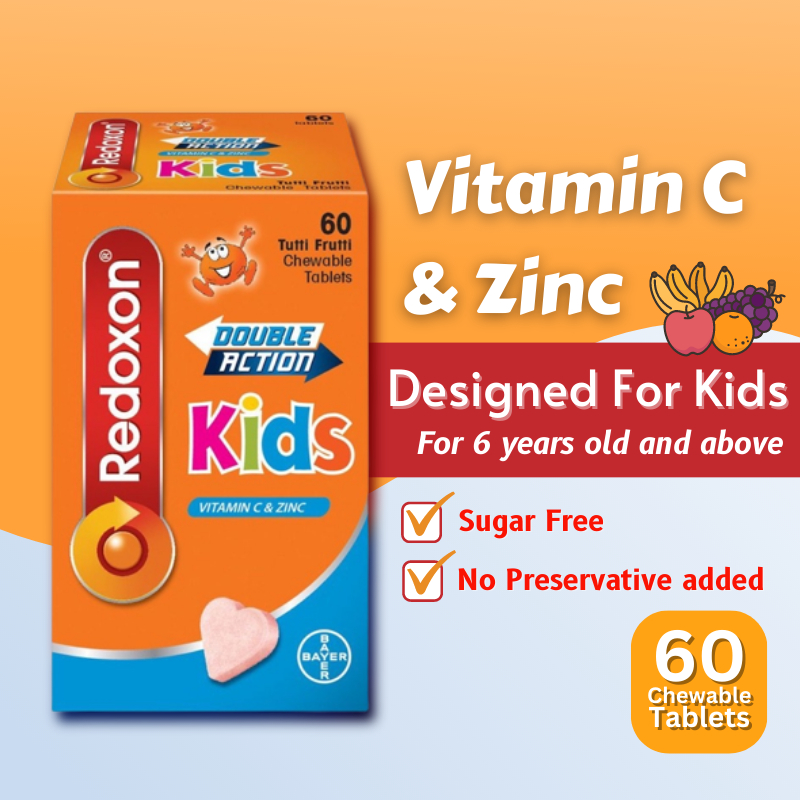 Redoxon Kids Double Action / Redoxon Adult Double Action Vitamin C and ...