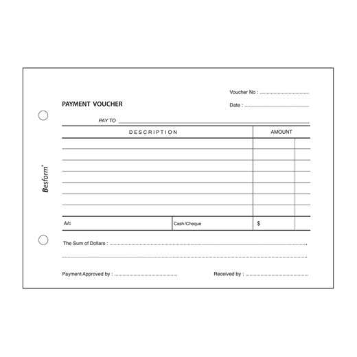 Besform Payment / Salary / Cheque / Petty Cash / Receiving / Returning ...