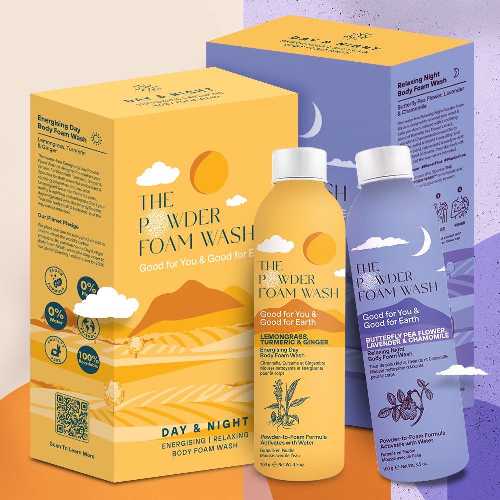 The Powder Shampoo Foam Wash Relaxing Wash Energising Wash to Unwind ...