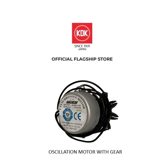 KDK Box Fan Oscillation Motor Timing Motor | Shopee Singapore