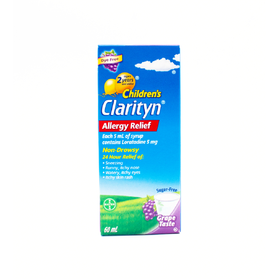 Clarityn Syrup (Grape) 60ml [EXP 8/24] | Shopee Singapore